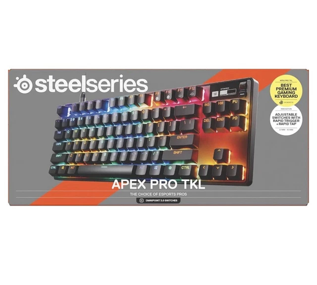 STEELSERIES APEX PRO TKL Wireless Gen 3 (2025) - HyperMagnetic UK ...