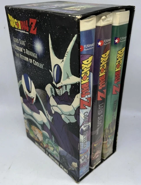 DRAGON BALL Z VHS 3 Box Set: Lord Slug Coolers Revenge & Return EDITED ...