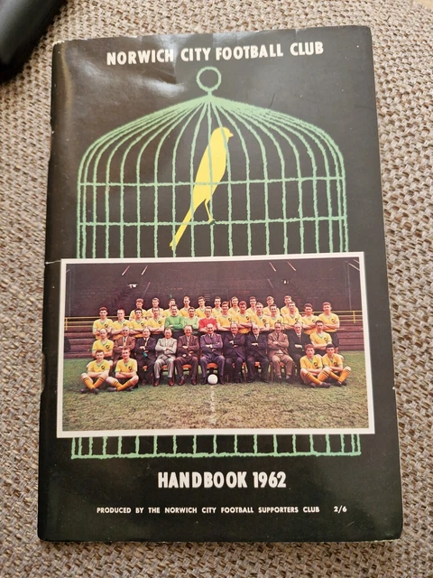 NORWICH CITY FOOTBALL Club Handbook 1962 £5.00 - PicClick UK