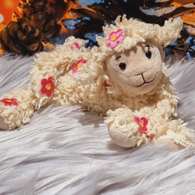 RARE JELLYCAT LAMB Lollopy Lamb Sheep With Flowers Soft Toy £149.99 ...