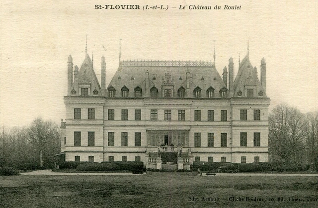 SAINT FLOVIER LE château du Roulet Ecrit à M Blet Instituteur à Saint ...