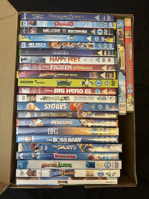 24 X DVD Kids Bundle Job Lot Animation Disney Pixar Etc Film Collection $34.72 - PicClick CA