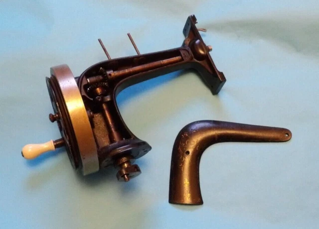 ANTIQUE HAND CRANK Sewing Machine SPARES ONLY Metropolitan MISSING ...