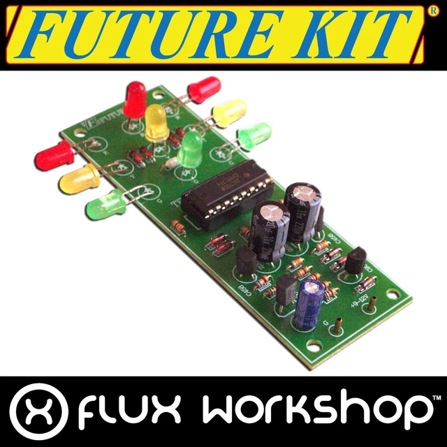 FUTURE KIT 4 Way Traffic Light DIY Kit FK148 12 LED Soldering Flux ...