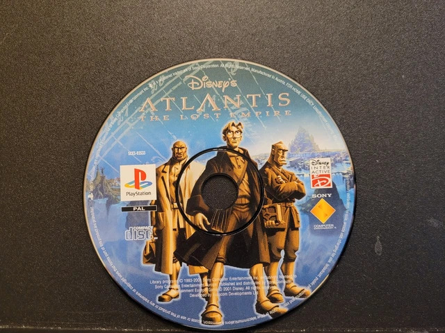 ATLANTIS: THE LOST Empire Sony PlayStation 1 Disc Only £7.50 - PicClick UK