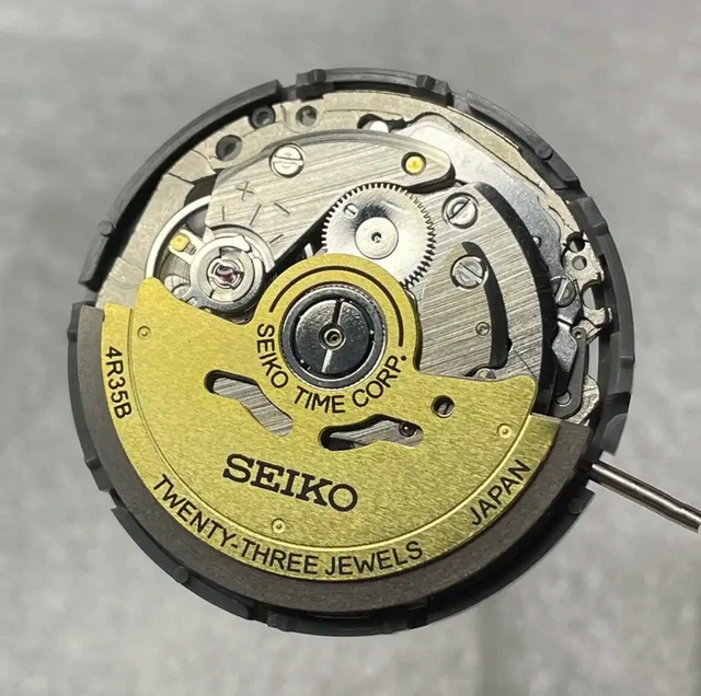 SEIKO NH35 NH35A Automatic Watch Movement White Date Window 24 jewels ...
