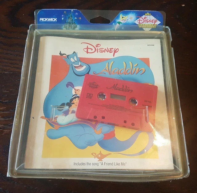 DISNEY ALADDIN PICKWICK Cassette And Book £15.00 - PicClick UK