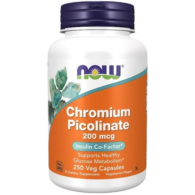 CHROM PICOLINAT 200 mcg 250 Veg-Kapseln Now Foods EUR 10,99 - PicClick DE
