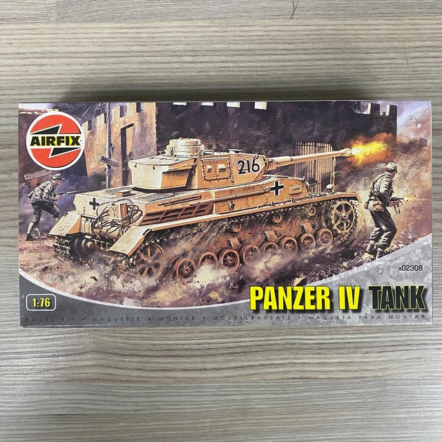 PANZER IV TANK 1:76 Modèle Kit Airfix Deuxième Guerre Mondiale 2nd ...