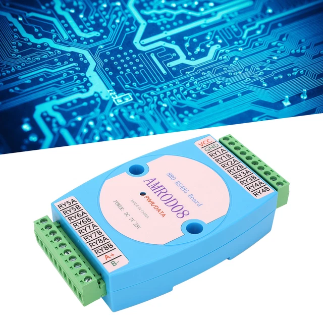 RS485 RELAY OUTPUT Control Module Relay Output Control Module 8 Way For ...