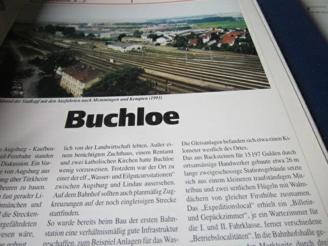 BAHNHOF N UND Gleisplan Buchloe 4S Bayern EUR 6,50 - PicClick DE