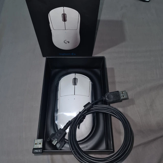 LOGITECH G PRO X Superlight Wireless Gaming Mouse - White HERO 25K ...
