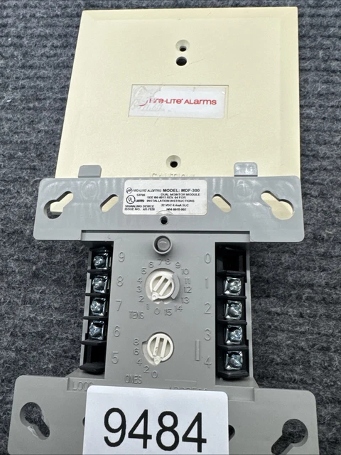 FIRE-LITE MDF-300 ADDRESSABLE Dual Point Monitor Module Honeywell Fire ...