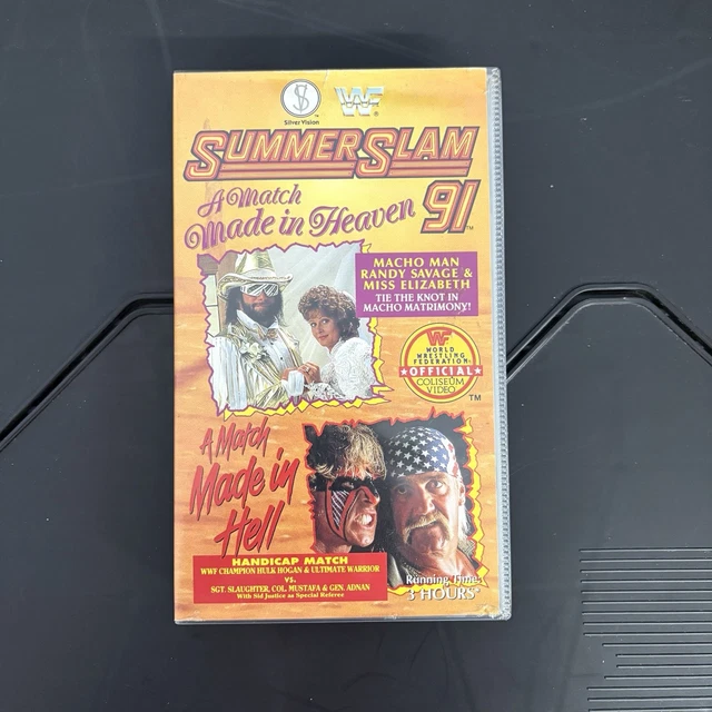WWF SUMMERSLAM 91 VHS Hulk Hogan Ultimate Warrior *Rare* £7.55 ...