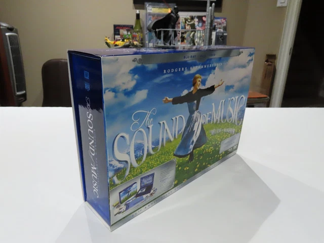 THE SOUND OF Music 45th Anniversary Blu-ray DVD Combo 4 Disc Music Box ...