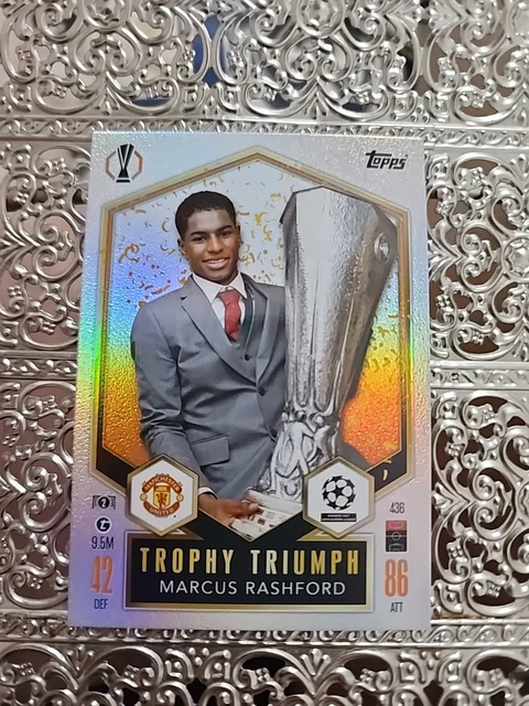 MARCUS RASHFORD - 2024-25 Topps Match Attax - Trophy Triumph FOIL #436 ...