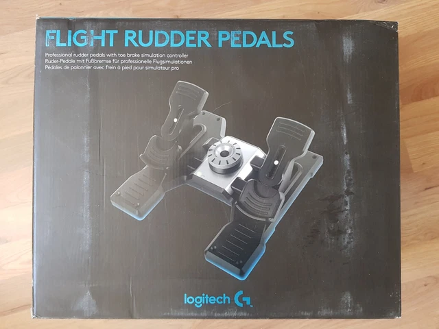 LOGITECH G PRO Flight Rudder Pedals - Palonnier pour simulateur de vol ...