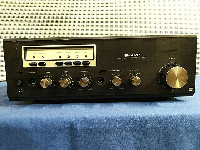 AMPLIFICATORE SHARP SM11-22 RARE VINTAGE80s INTEGRATED AMPLIFIER FULLY ...