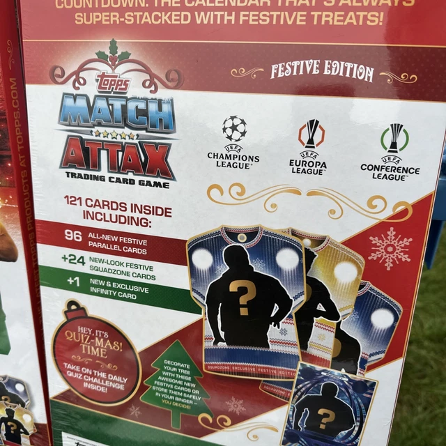 TOPPS UCC MATCH Attax 2025/26 - Festive Edition Countdown Advent ...