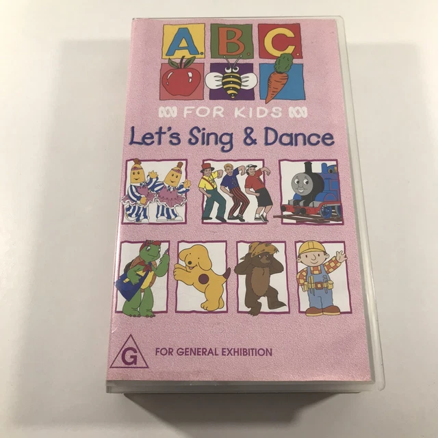 ABC FOR KIDS Lets Sing And Dance VHS Hooley Dooleys Bananas In Pyjamas ...