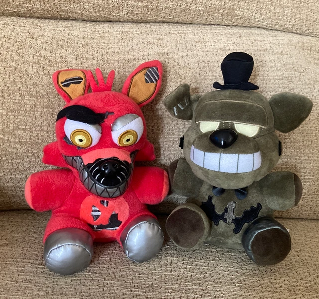 FUNKO FIVE NIGHTS At Freddys FNAF Dreadbear & Nightmare Foxy peluche ...