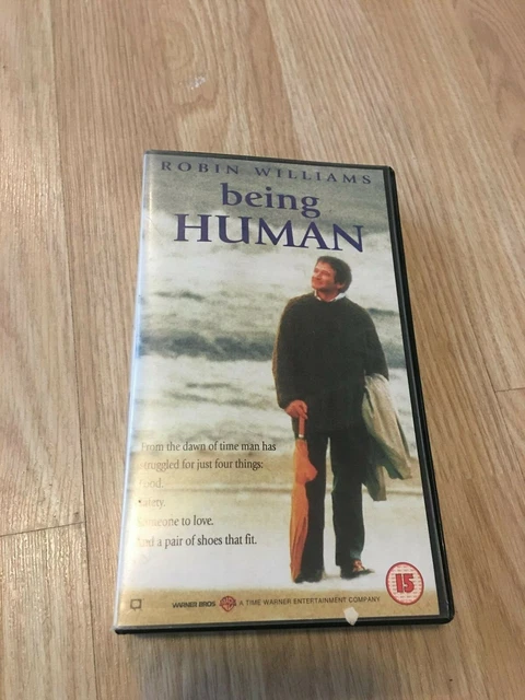 BEING HUMAN ROBIN Williams VHS VIDEO £5.00 - PicClick UK