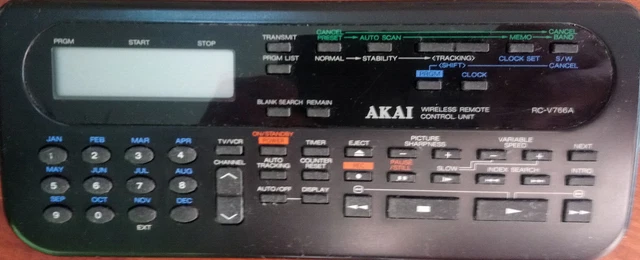 AKAI, RC-V766A, ORIGINAL - Remote Control Unit, (Fernbedienung) RCV766A ...