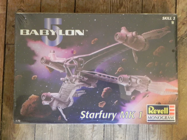 BABYLON 5 &STARFURY Mk.1" 1/72 Revell-Monogram model kit (ULTRA-RARE ...
