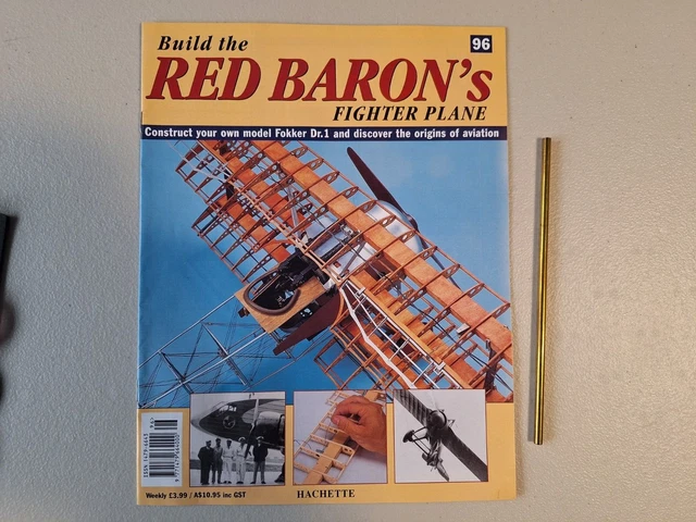 HACHETTE BUILD THE Red Baron's Fighter Plane, numero 96, con parti EUR ...