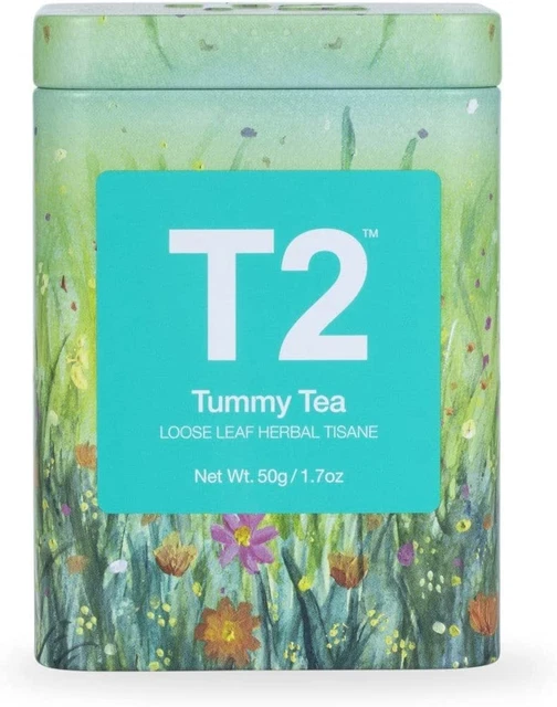 T2 TEA TUMMY Tea Herbal Tea, Loose Leaf Herbal Tea in T2 Icon Tin 2020 ...
