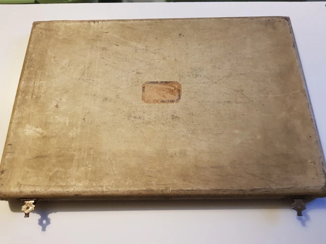 ANCIEN COFFRET MÉDAILLER pour rangement collection monnaie ou médaille ...