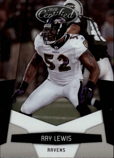CARTE DE FOOTBALL certifiée 2010 #13 Ray Lewis EUR 1,88 - PicClick FR