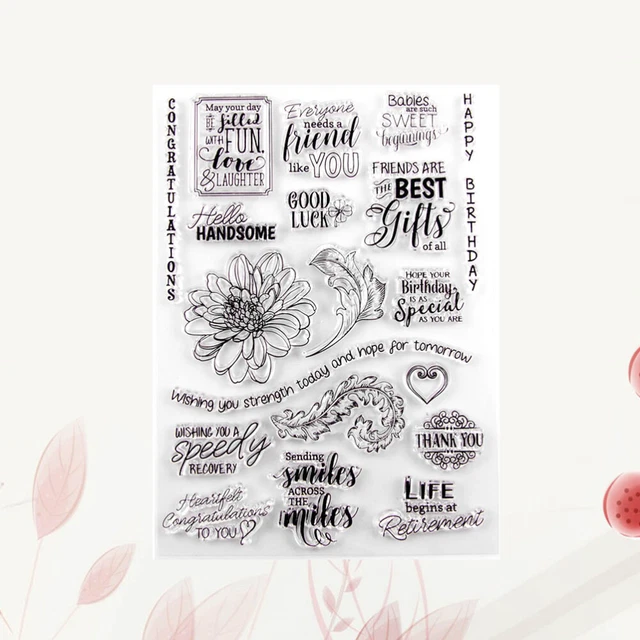 CACHET DE LETTRE Timbres Scrapbooking Tampon En Bois Classique EUR 8,39 ...