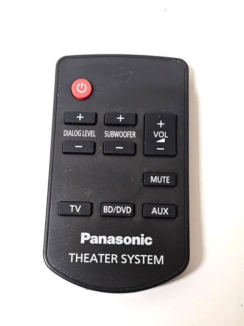 GENUINE PANASONIC SOUND bar Remote Control SC-HTB65 SA-HTB65 SC-HTB170G ...