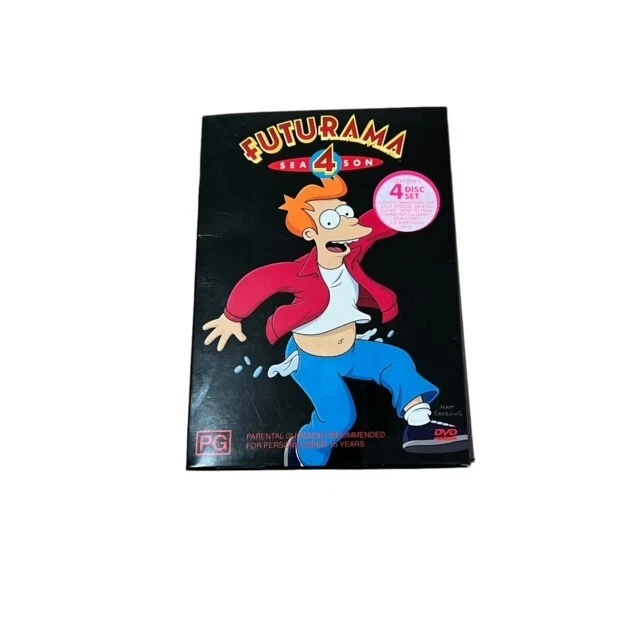 FUTURAMA SEASON 4 4 DVD Box Set Billy West Katey Sagal Region 4 Family ...