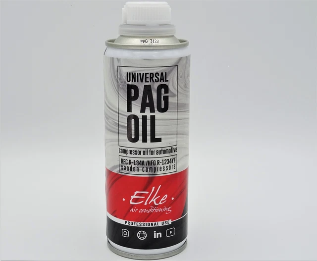 CLIMATE COMPRESSOR UNIVERSAL for Air Conditioning R134A R1234YF Oil PAG ...