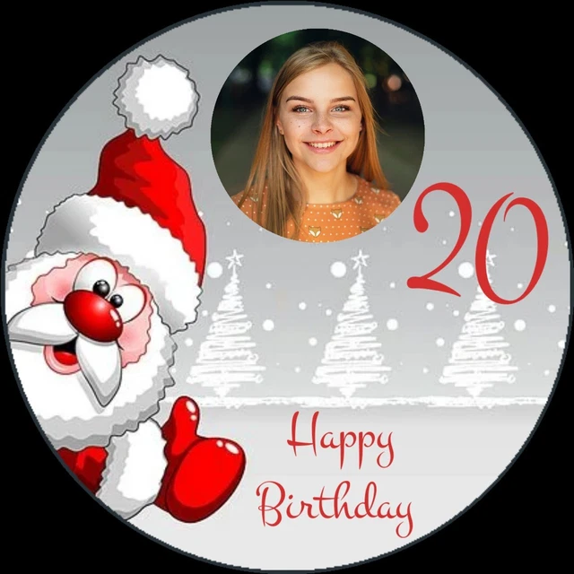 TORTENAUFLEGER ESSBAR FONDANT rund 20cm durchmesser Geburtstag Personalisiert EUR 8,00 - PicClick DE