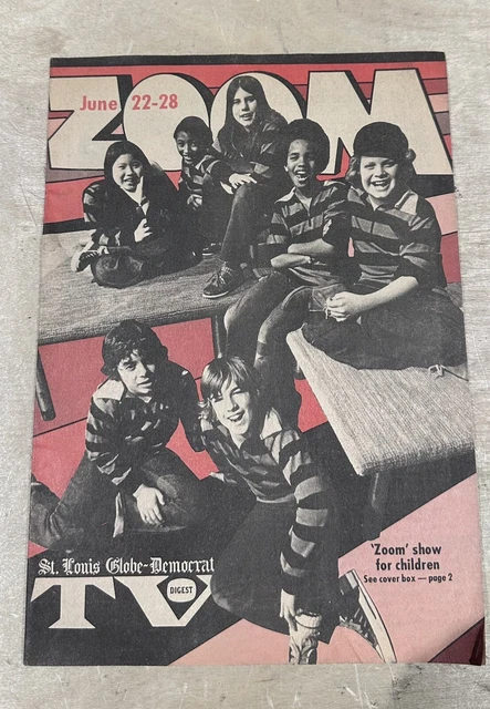 TV DIGEST ST. Louis Globe Democrat June 1974 ZOOM show Brady Bunch ...
