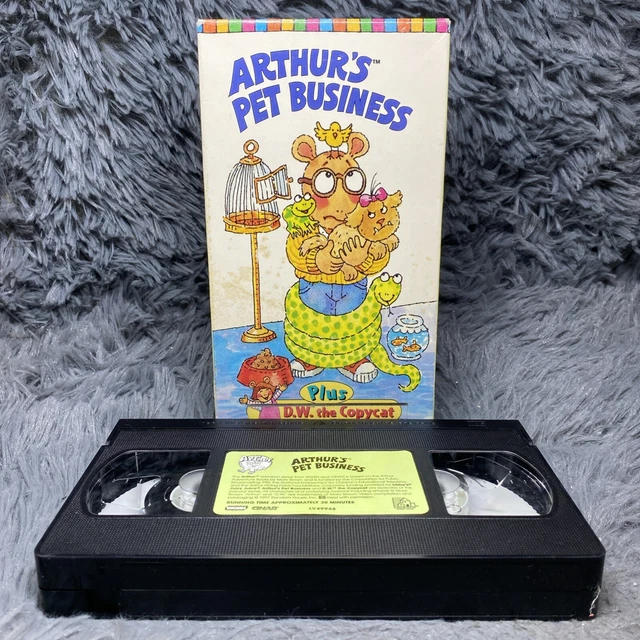 ARTHUR ARTHUR'S PET Business and D.W. the Copycat VHS Tape 1997 PBS ...