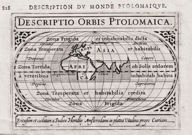 WORLD MAP WELTKARTE Mappemonde Antique Ptolomaeus carte map Karte ... WORLD MAP WELTKARTE Mappemonde Antique Ptolomaeus carte map Karte ...