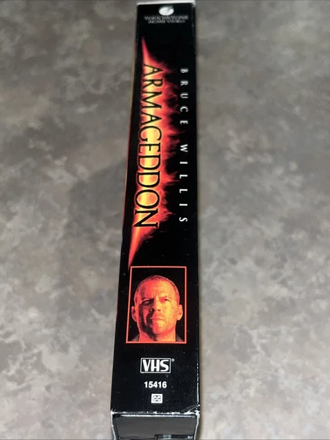 ARMAGEDDON (VHS, 1998) Bruce Willis-A Michael Bay Film ***TESTED*** £2. ...