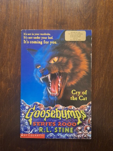 GOOSEBUMPS SERIES 2000 - Cry Of The Cat. Ex School Book £3.82 - PicClick UK