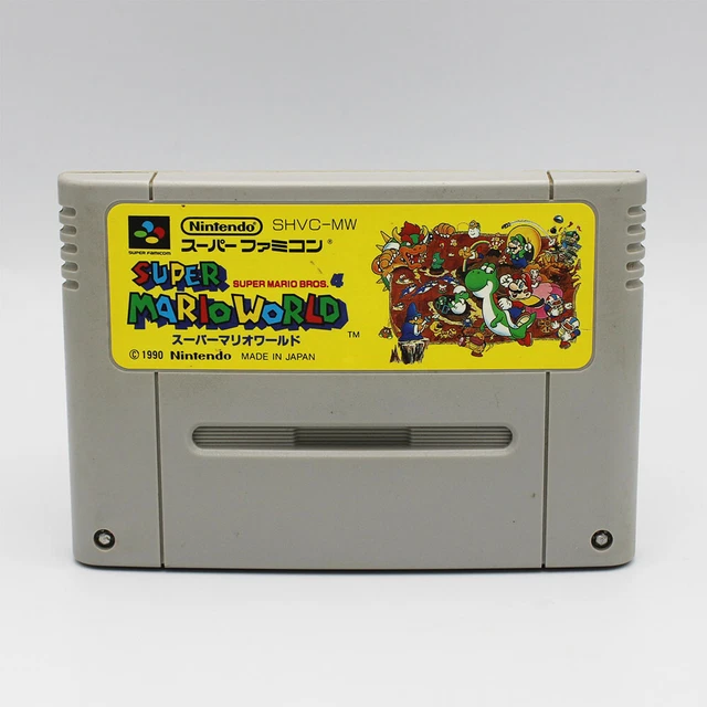 SUPER MARIO WORLD JAP Game Cart Only For Nintendo Super Famicom £12.95 ...
