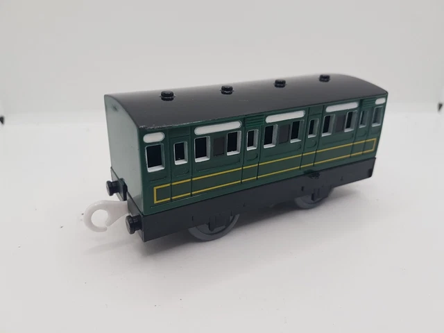 THOMAS & FRIENDS Trackmaster Rare Emily Passenger Green Coach Train car ...