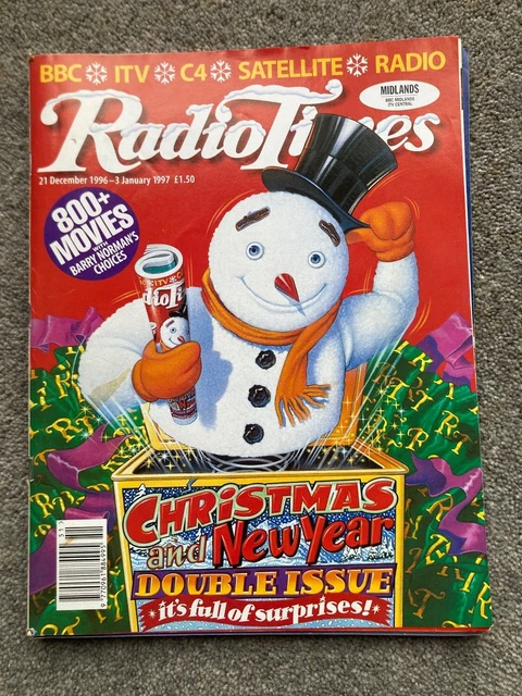 RADIO TIMES 21 Dec 1996 - 3 Jan 1997. Midlands. Xmas & New Year double ...