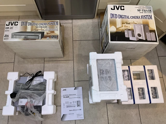 RARE NEW JVC Dvd Digital Cinema System With Surround Speakers Xv-Tha5R ...