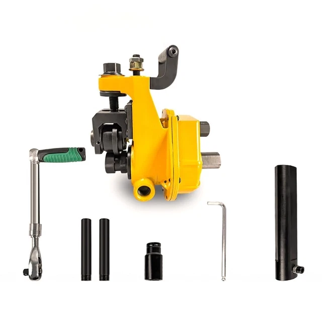MANUAL PIPE GROOVING Machine Stainless Steel Depth Adjustable Edge ...