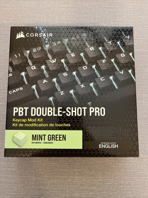 CORSAIR PBT DOUBLE-SHOT Pro Keycap Mod Kit (Mint) £11.40 - PicClick UK