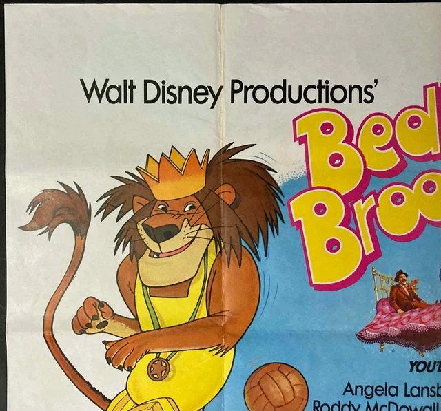 BEDKNOBS AND BROOMSTICKS Original Quad Movie Cinema Poster Walt Disney ...