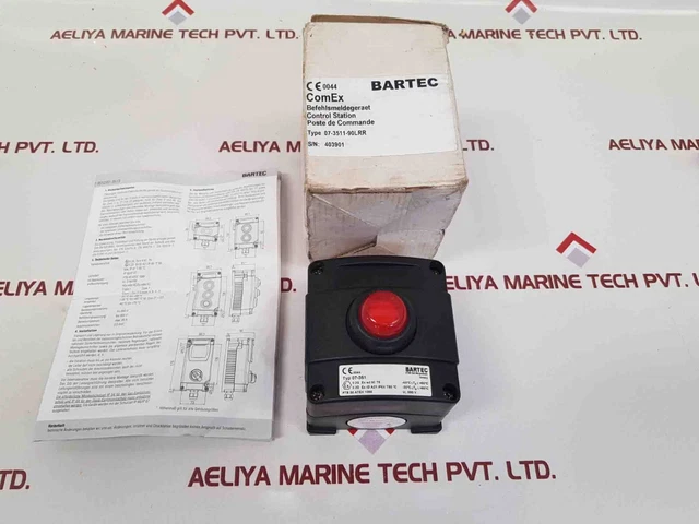 BARTEC 07-351 URGENCE Rouge Bouton Poussoir Atex 690 V 07-3511-90LRR EUR 231,43 - PicClick FR